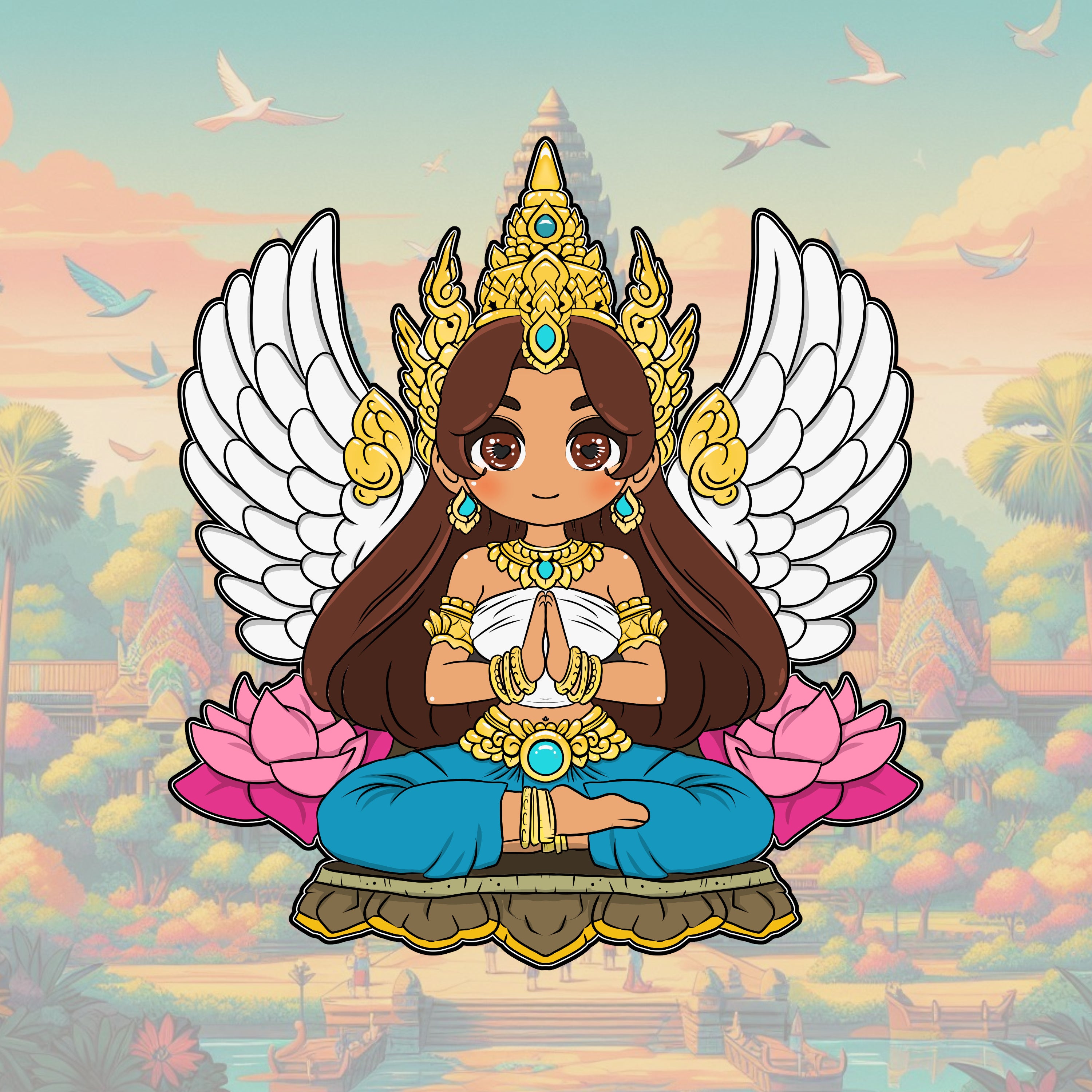 Sampeah Angel | Stickr Doodle Co.